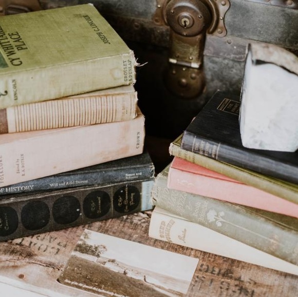 Antique | Accents | Antique Book Stack Set | Poshmark